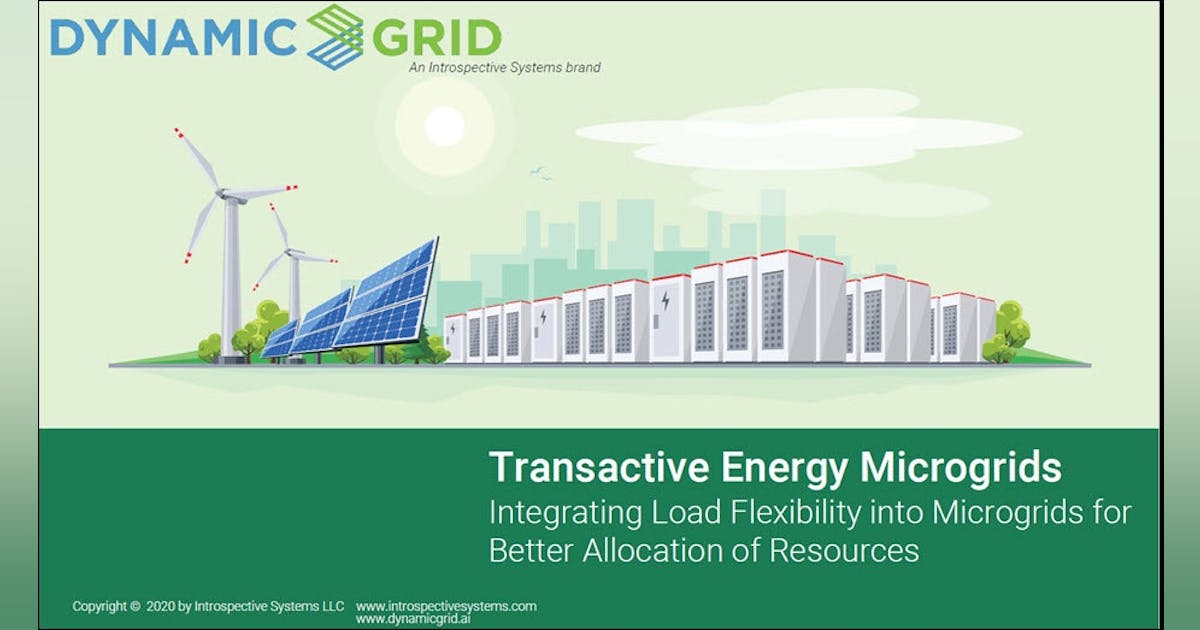 Transactive Energy Microgrids Integrating Load Flexibility Into