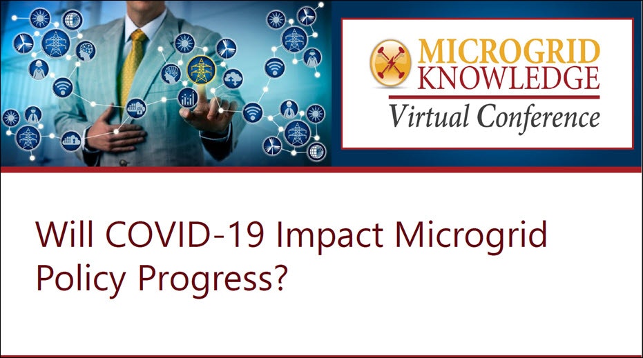 Will COVID-19 Impact Microgrid Policy Progress? | Microgrid Knowledge