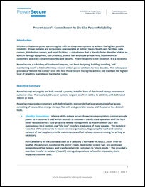 PowerSecure Highlights Commitment to On-Site Power Reliability ...
