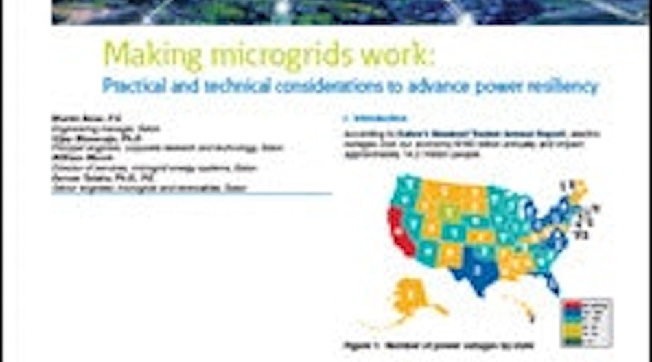 Making Microgrids Work To Advance Power Resiliency Microgrid Knowledge