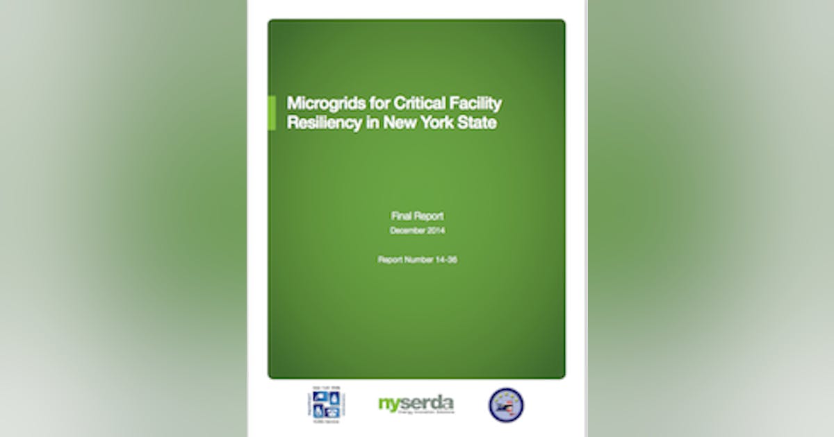 Critical Facility Microgrids Microgrid Knowledge
