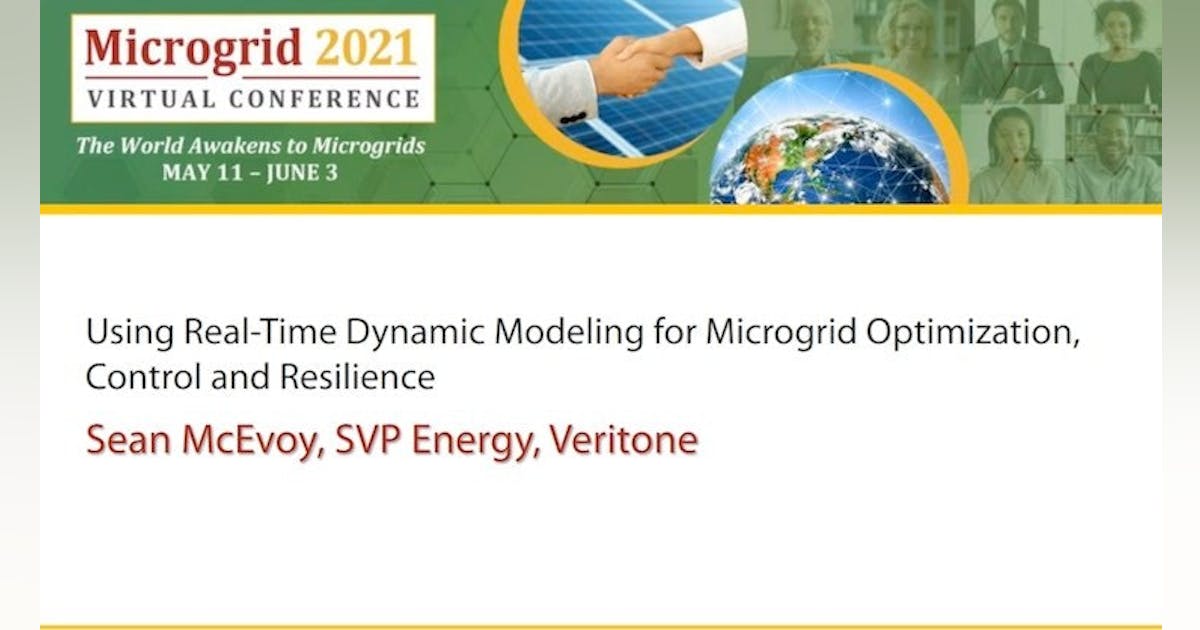 Using Real Time Dynamic Modeling For Microgrid Optimization Microgrid